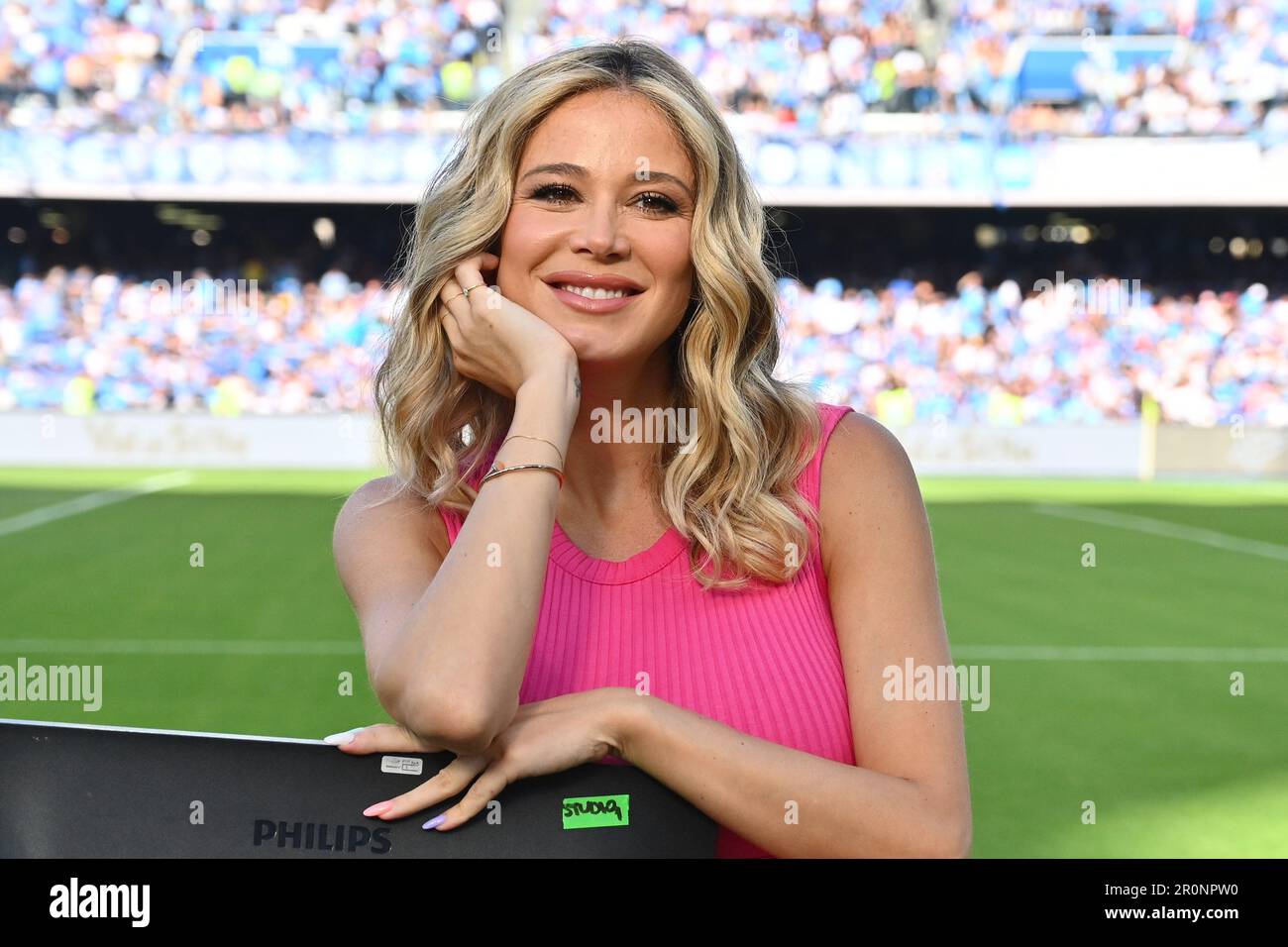 Diletta Leotta presenter Dazn during the Serie A match between SSC ...