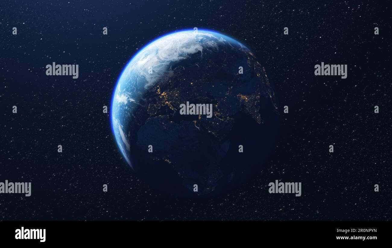 Europe and the european continent seen from space Stock Photo - Alamy