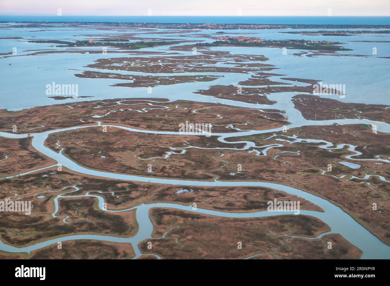 Beautiful aerial lagoon landscape hi-res stock photography and images ...