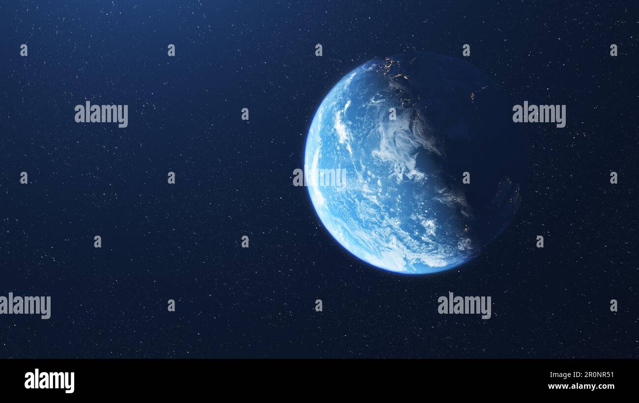 Beautiful planet earth seen from space Stock Photo - Alamy