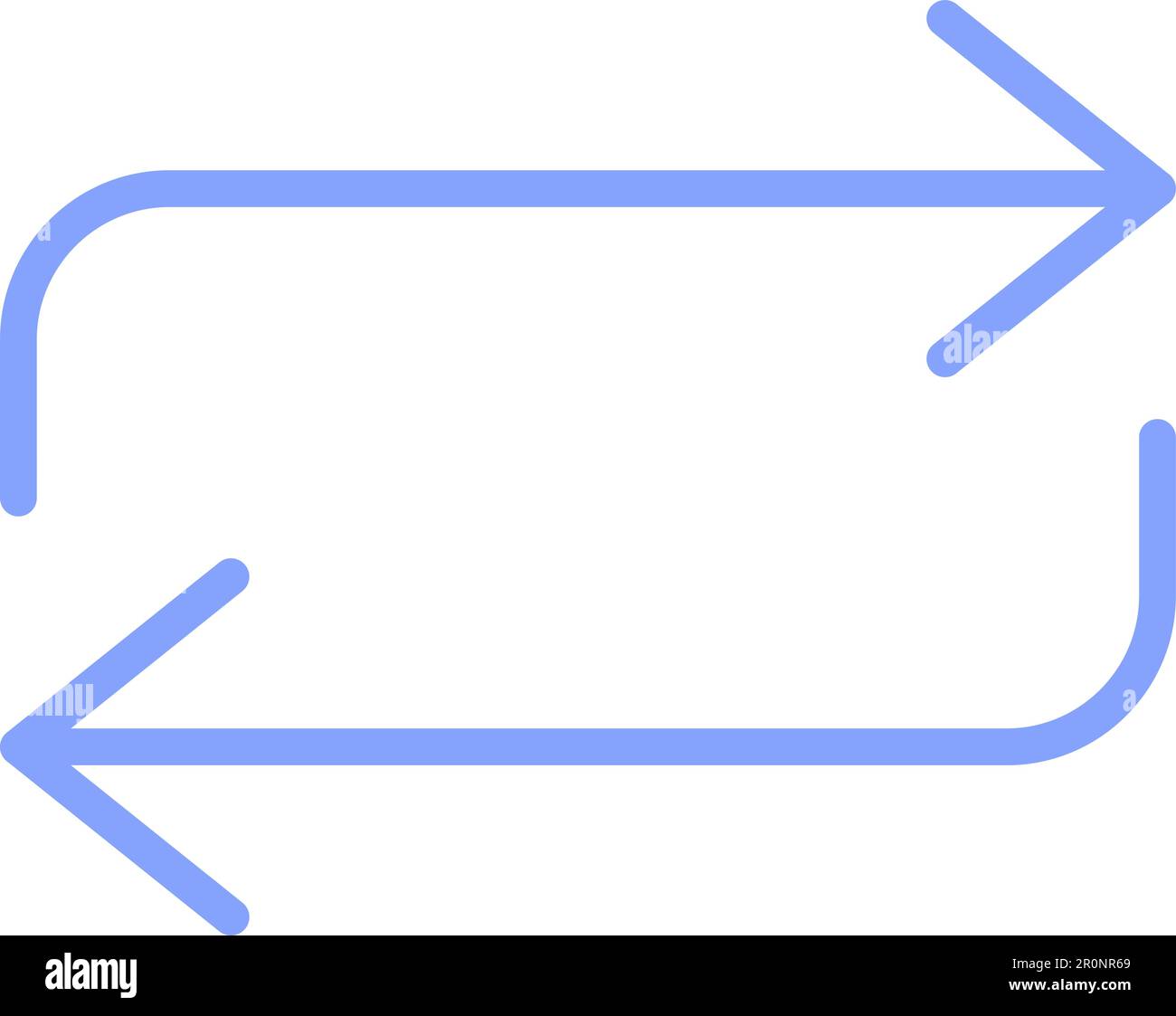 Repeat icon vector image. Suitable for mobile application web application and print media Stock ...