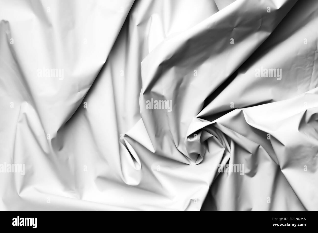 white nylon texture. minimalist and elegant crumple textile. simple ...