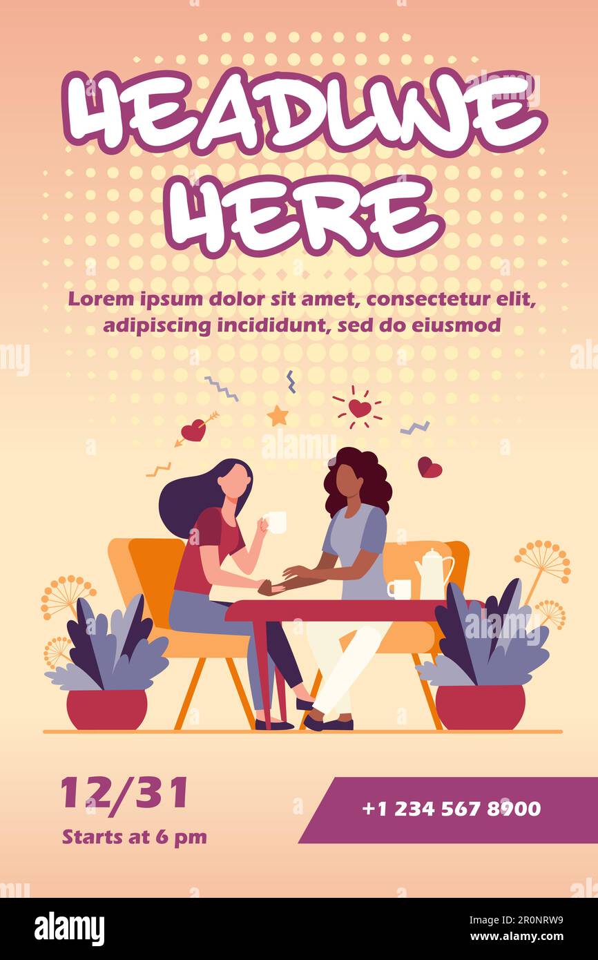 Talk over tea Stock Vector Images - Alamy