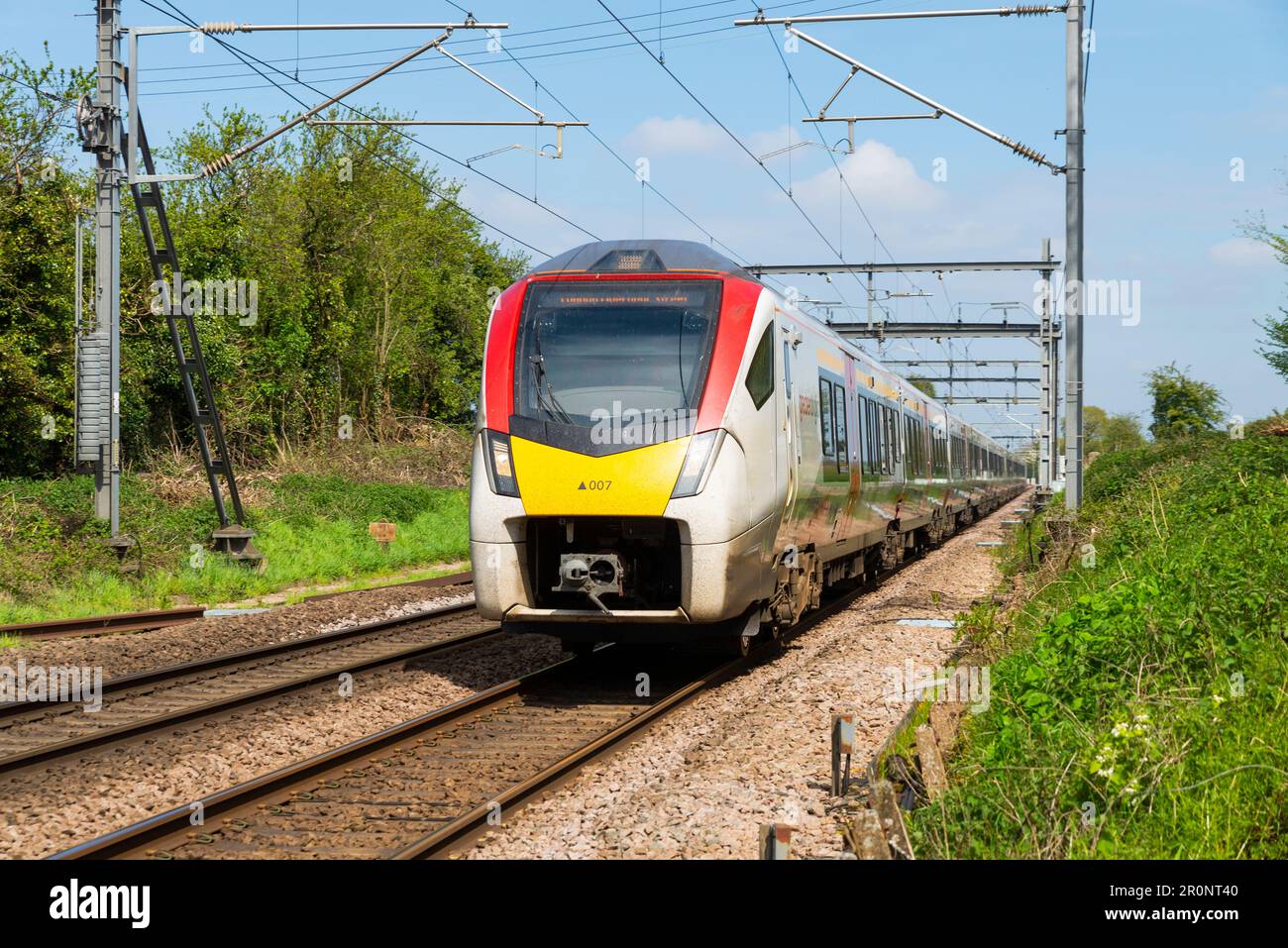 British Rail Class 745 FLIRT train of Greater Anglia passing through ...