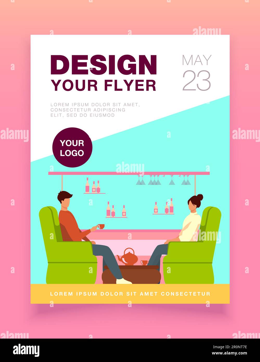 Drinking glass on table Stock Vector Images - Alamy