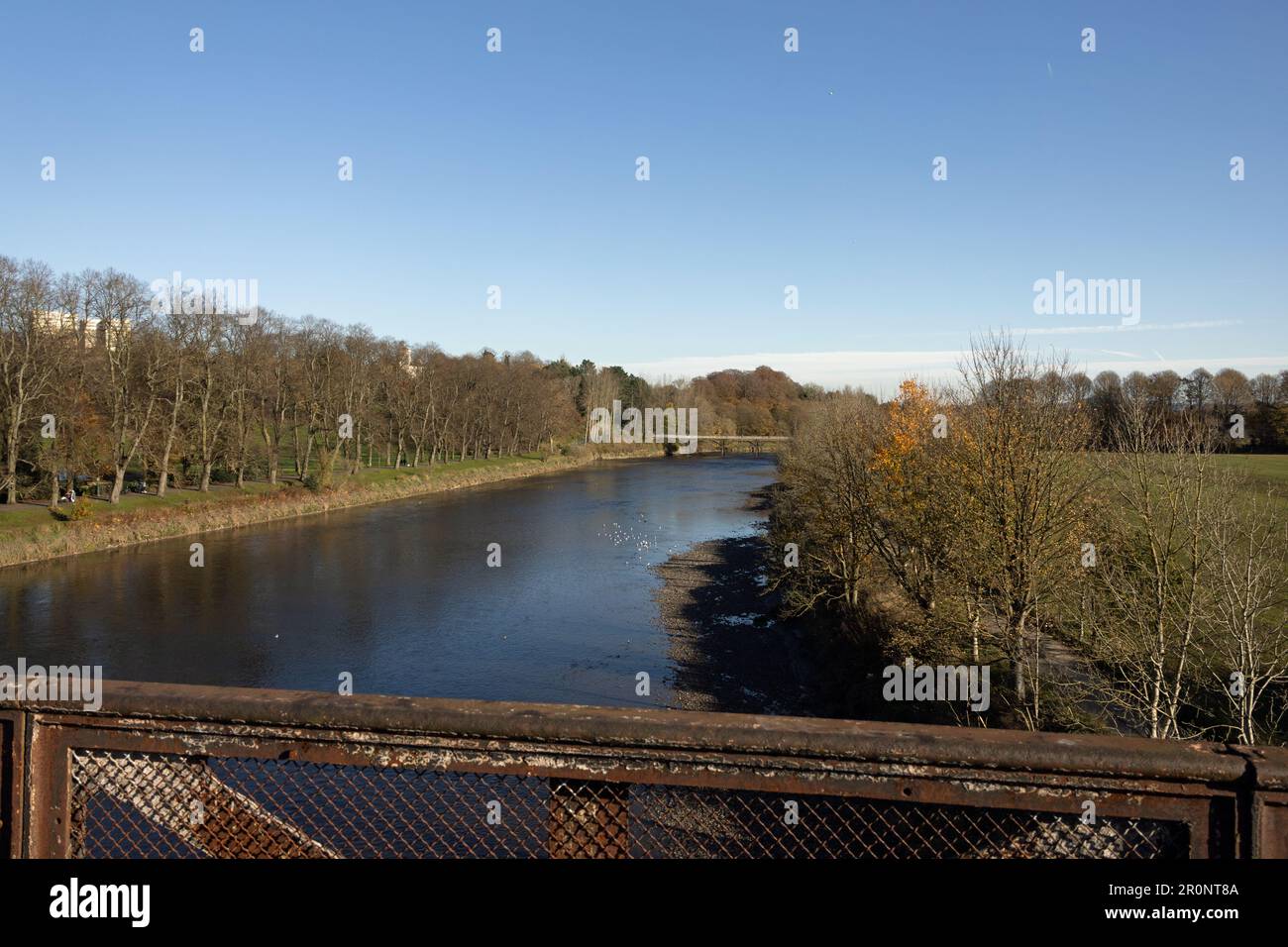The Lancaster Canal Tramroad Bridge crossing the River Ribble at ...
