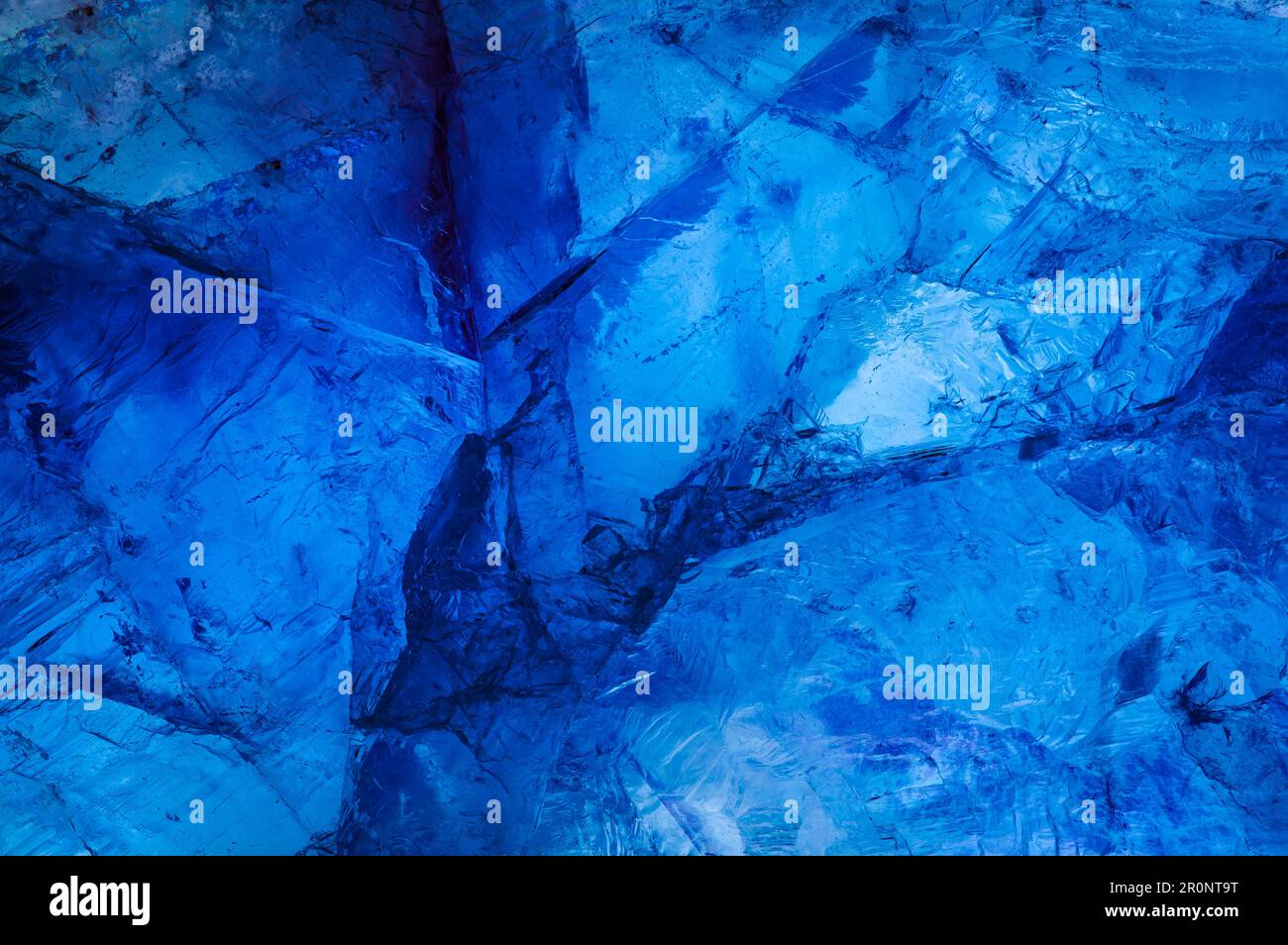 Blue rough fluorite. macro detail texture background. close-up raw ...