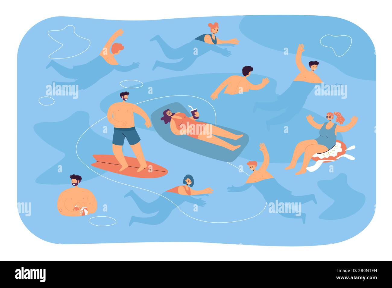 Bathing and swimming Cut Out Stock Images & Pictures - Alamy