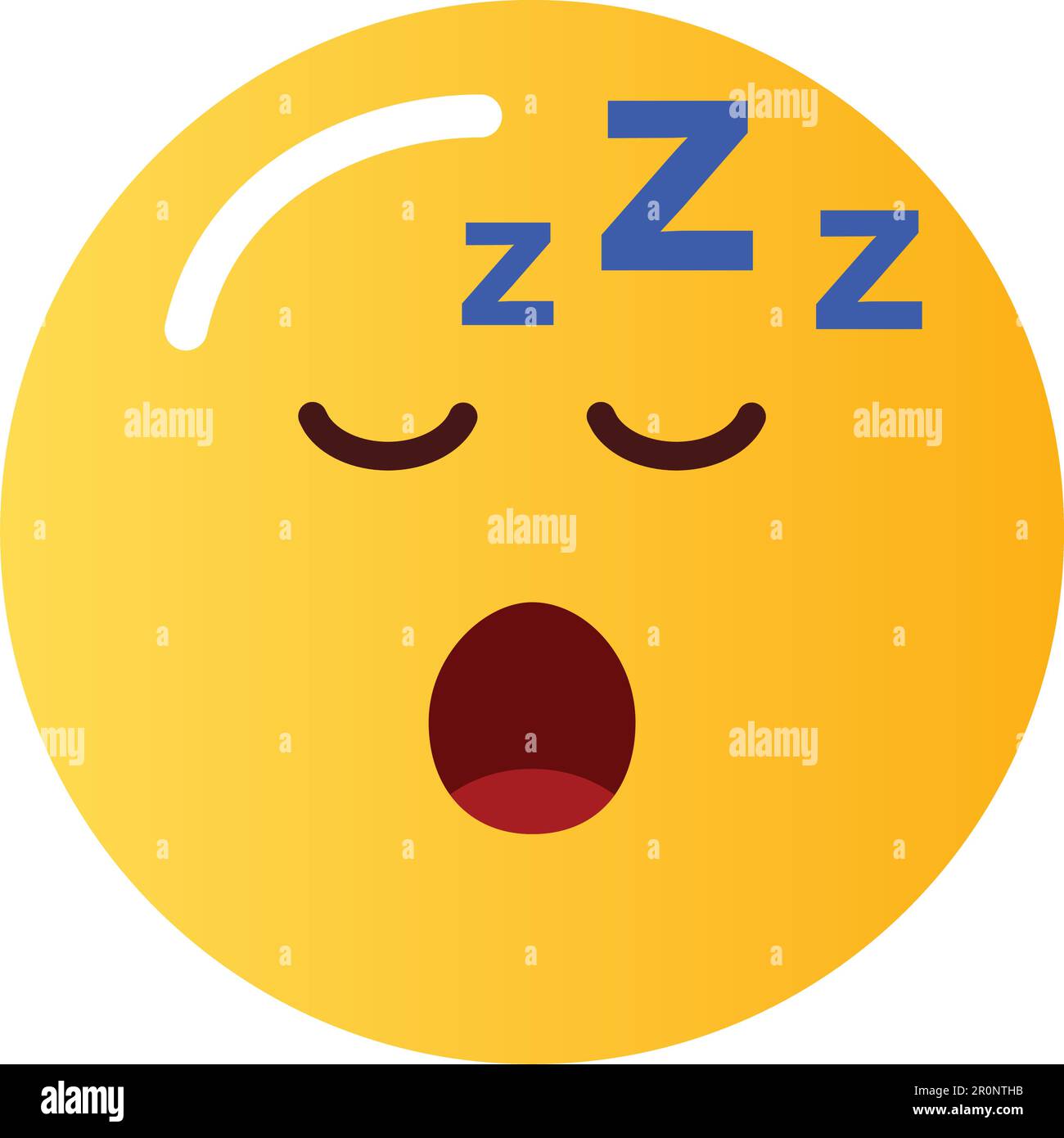 Sleeping Face icon vector image. Suitable for mobile application web ...