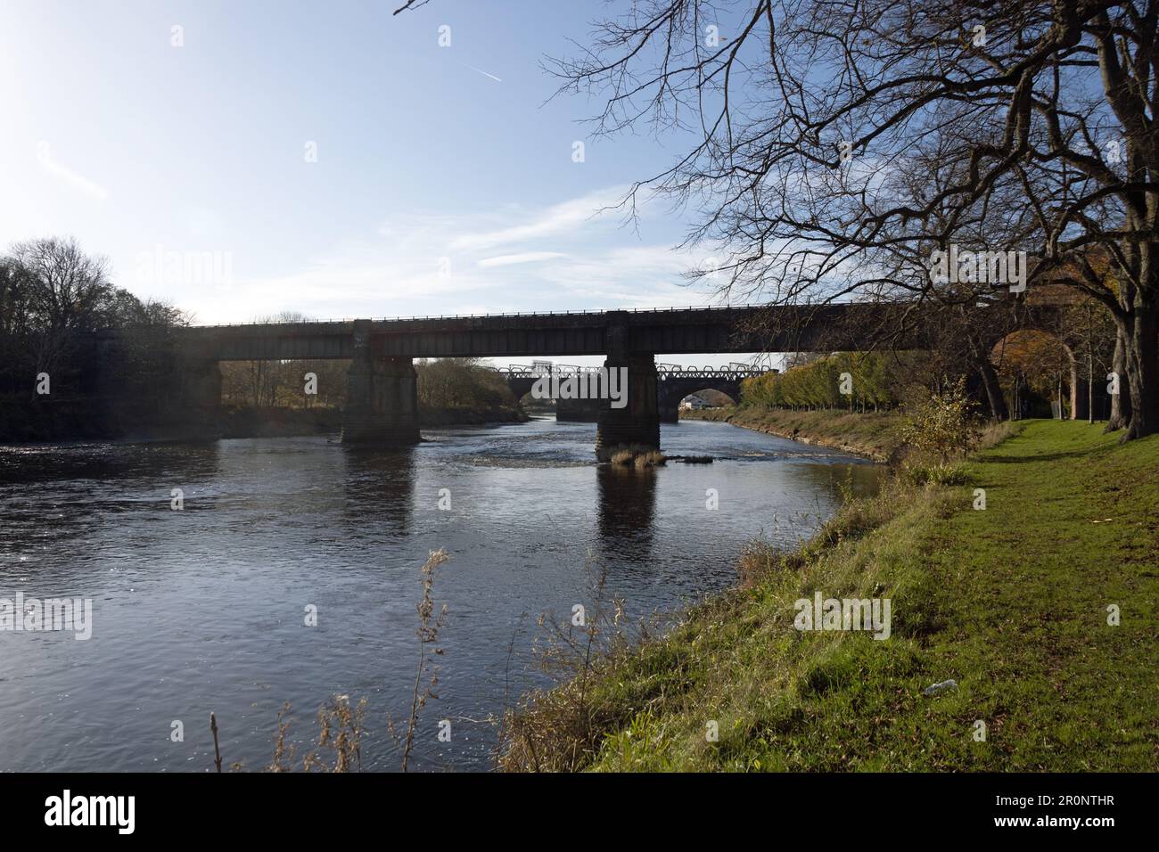 Penwortham railway bridge hi-res stock photography and images - Alamy