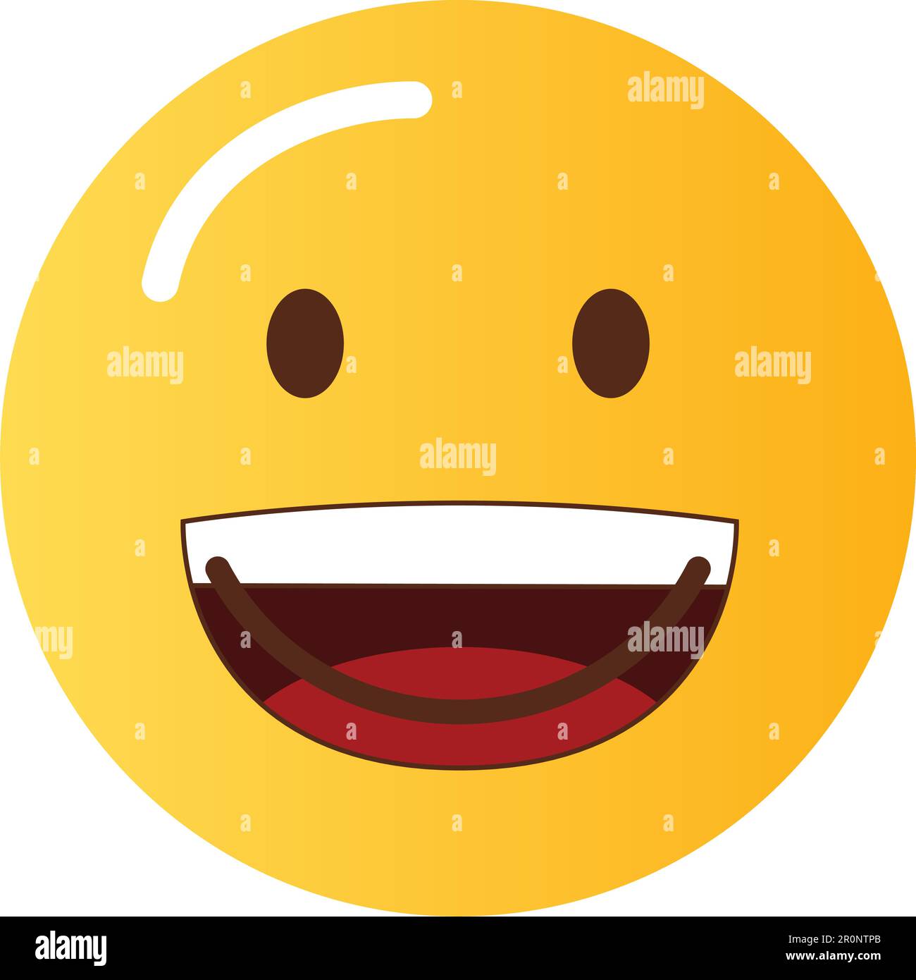 Slightly Smiling Face icon vector image. Suitable for mobile ...