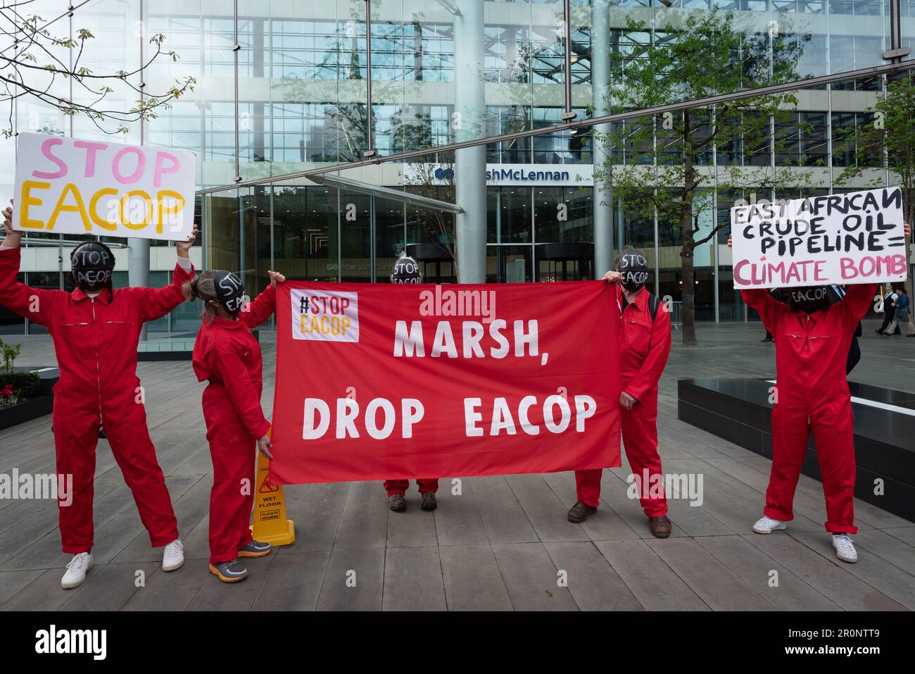 London, UK. 9 May, 2023. Environmental activists protest against the ...