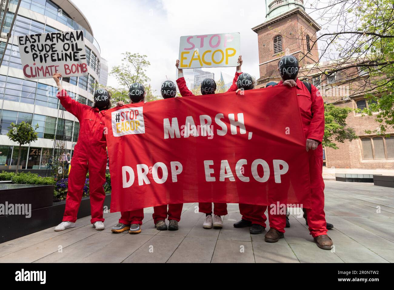 London, UK. 9 May, 2023. Environmental activists protest against the ...