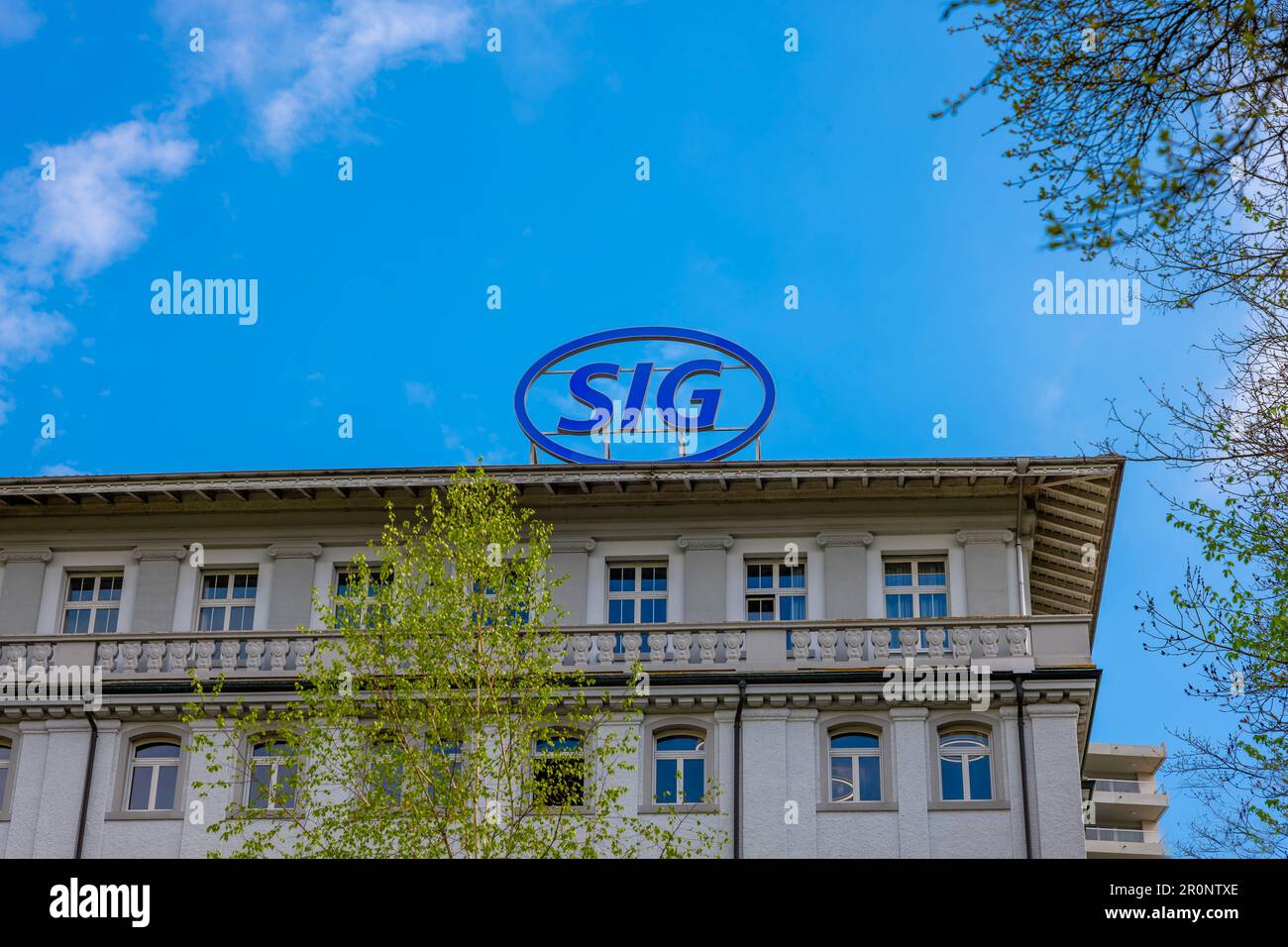 SIG (Swiss Industrial Company) Industry Building in Neuhausen in ...