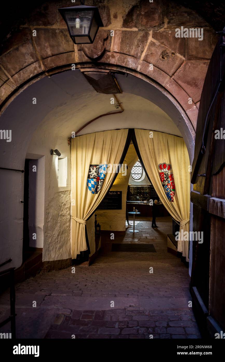 Wine cellar, Heidelberg Castle, Heidelberg, Germany Stock Photo - Alamy