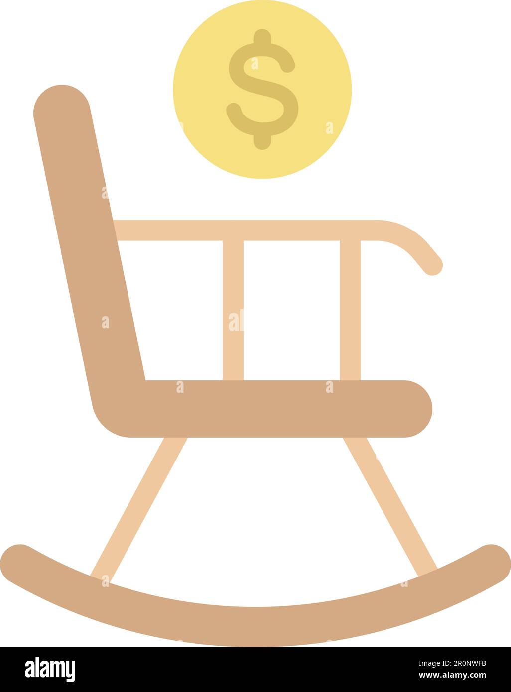 Retirement icon vector image. Suitable for mobile application web ...