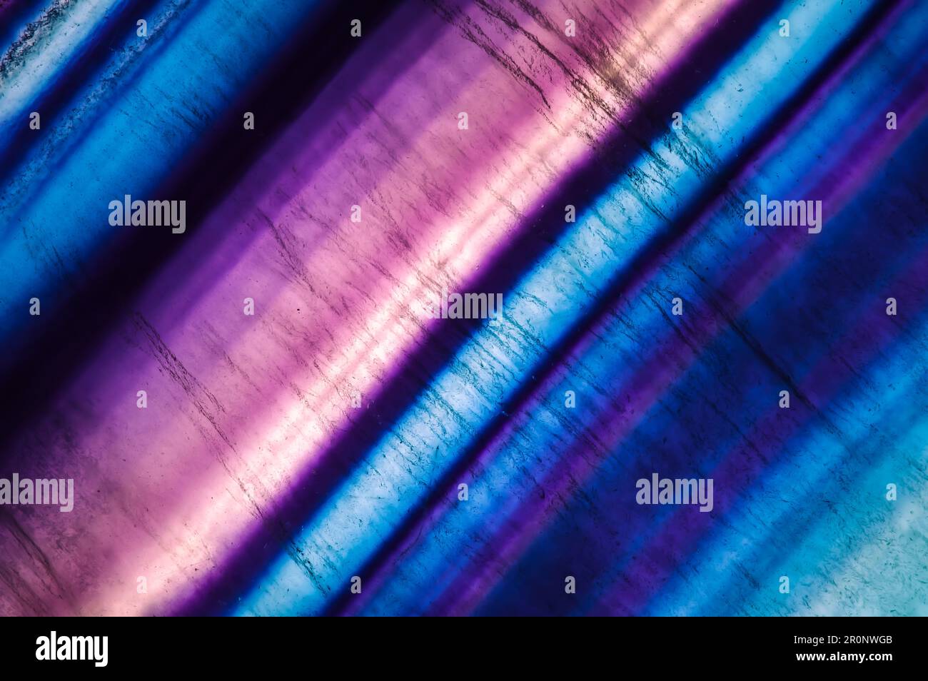 Fluorite layered slice. macro detail texture background. close-up ...