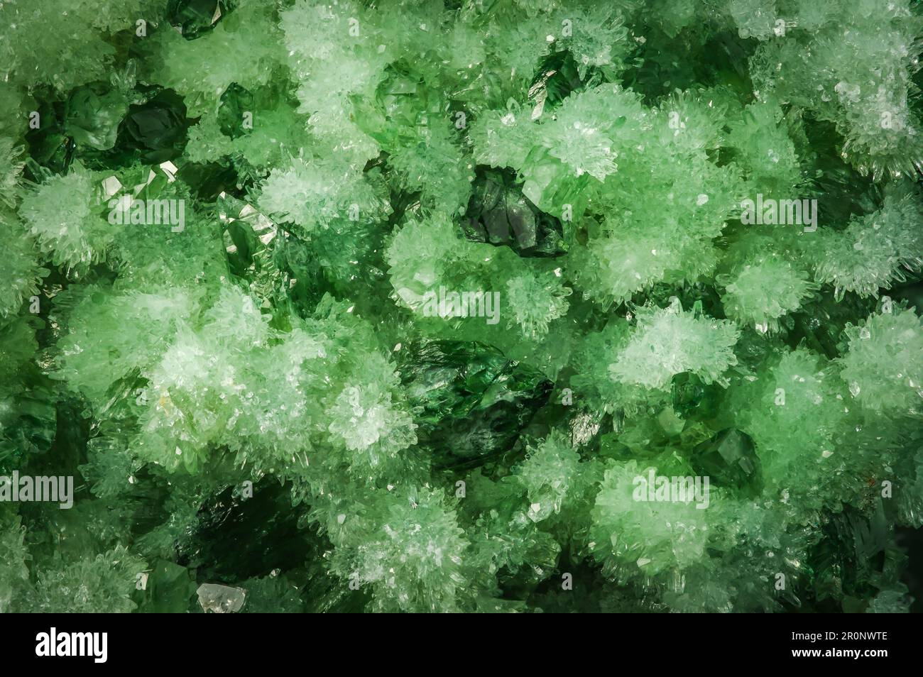 fake artificial green quartz, macro detail texture background. close-up ...