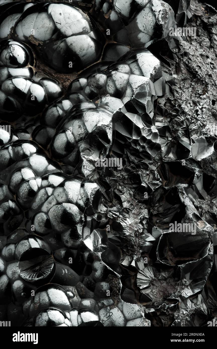 hematite. macro detail texture background. close-up raw rough ...