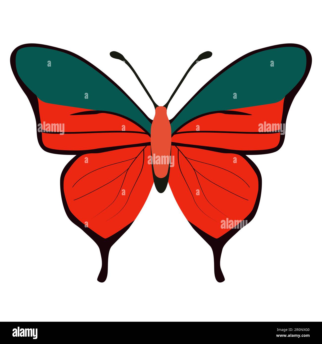 Butterfly simple icon. Vector Illustration EPS10 Stock Vector Image ...