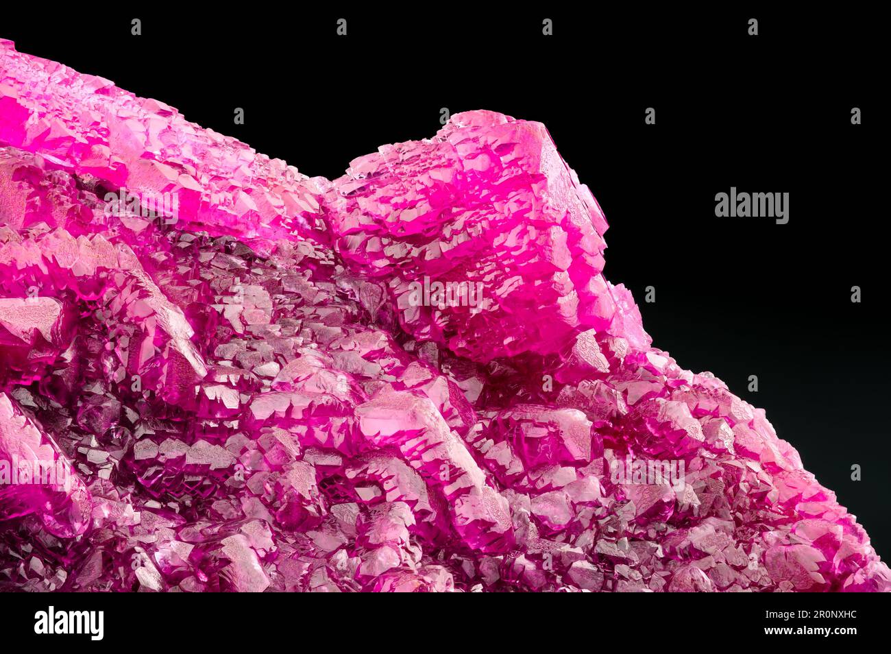 Pink cobalt-bearing dolomite. macro detail texture background. close-up ...