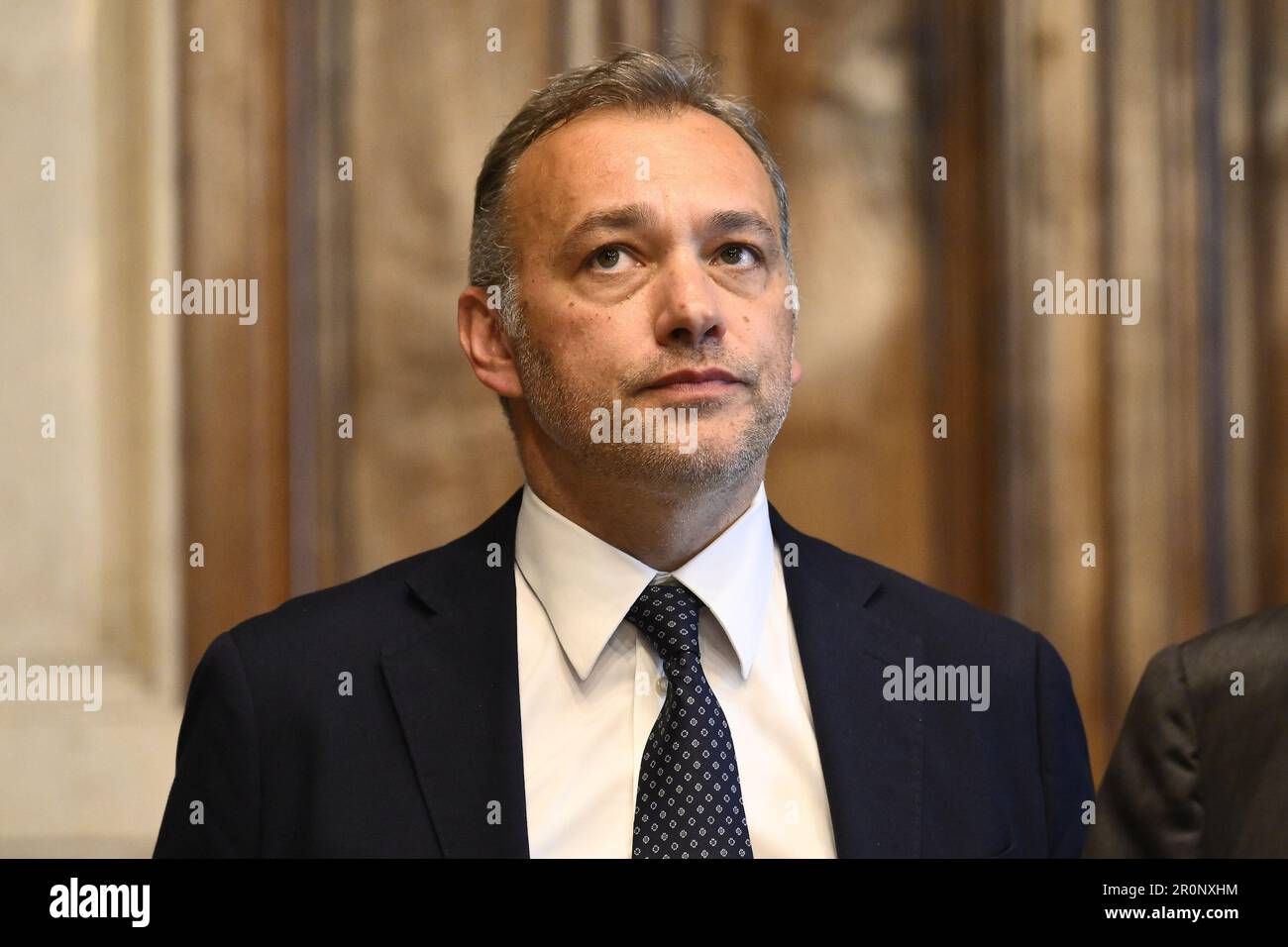 Rome, Italy. 09th May, 2023. Matteo Richetti of Azione-Italia Viva ...