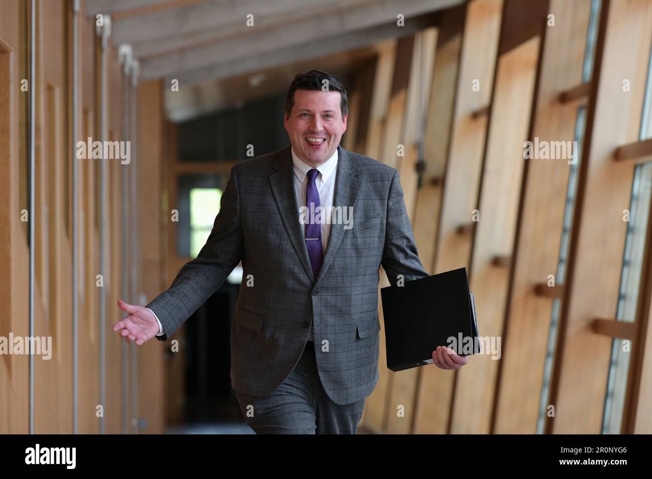 Edinburgh Scotland, UK 09 May 2023. Jamie Hepburn at the Scottish ...
