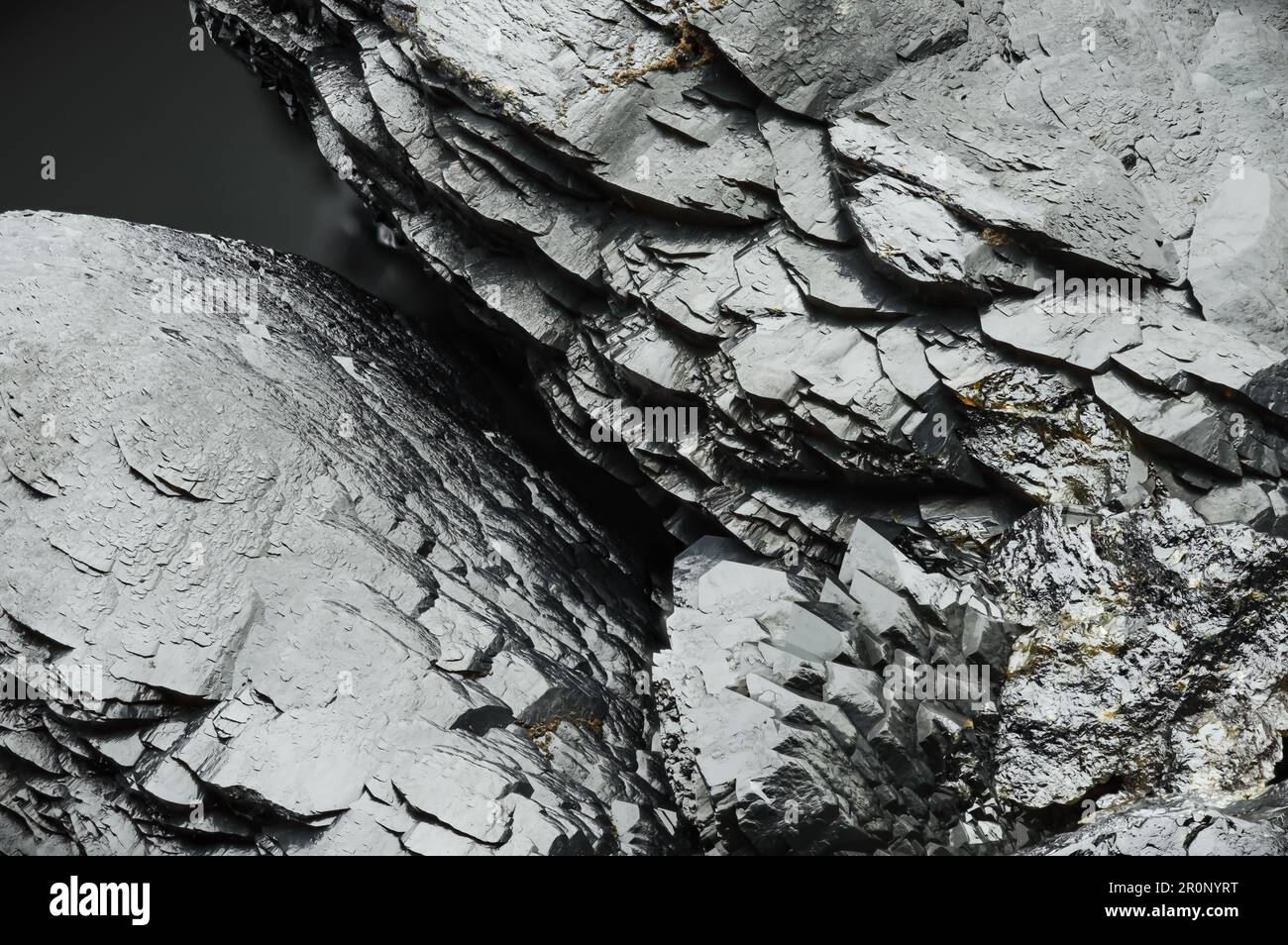 descloizite opaque crystal. macro detail texture background. close-up ...