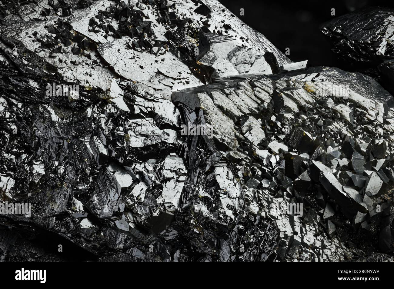 descloizite opaque crystal. macro detail texture background. close-up ...