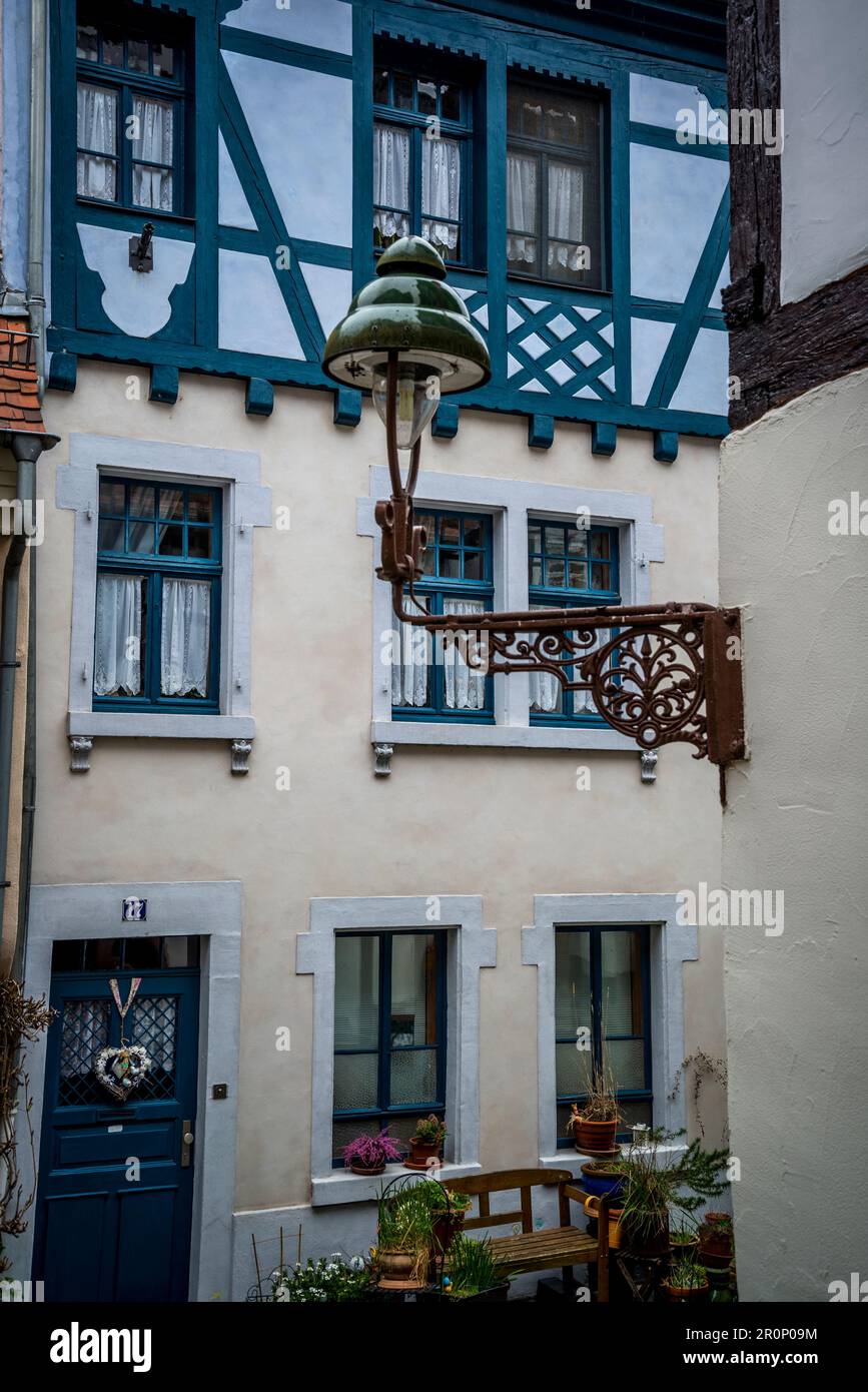 Architectural detail of the old traditional medieval architecture with ...