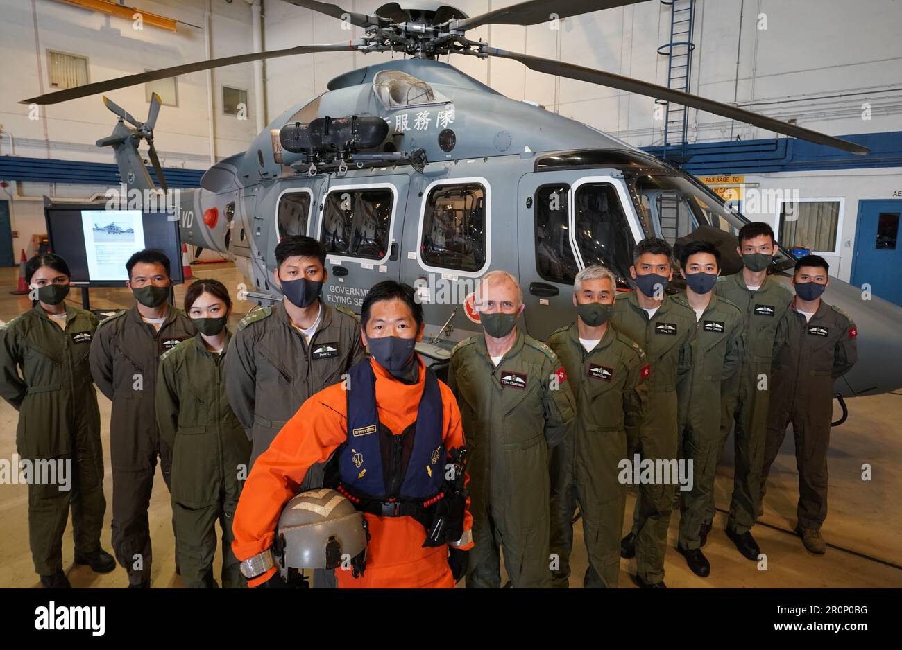 Photo of Team Air crewman from Government Flying Service (GFS) they ...