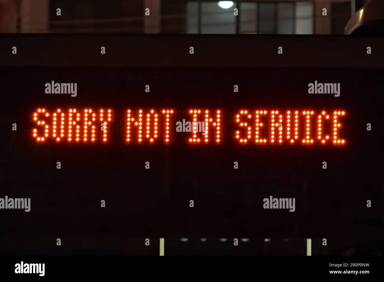 Sorry out service sign hi-res stock photography and images - Alamy
