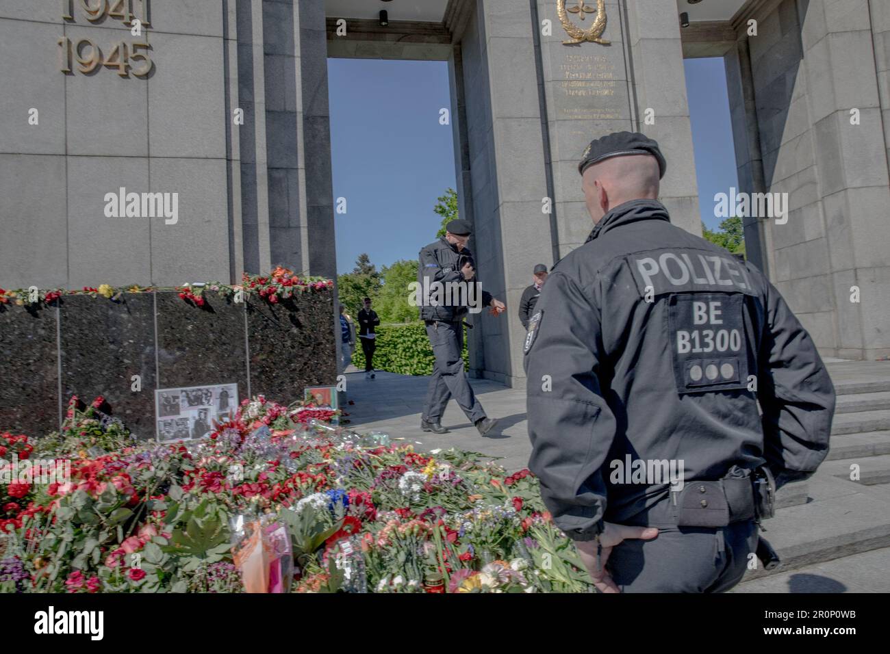 On May 9, 2023, people gathered at the Soviet War Memorial in Berlin's ...