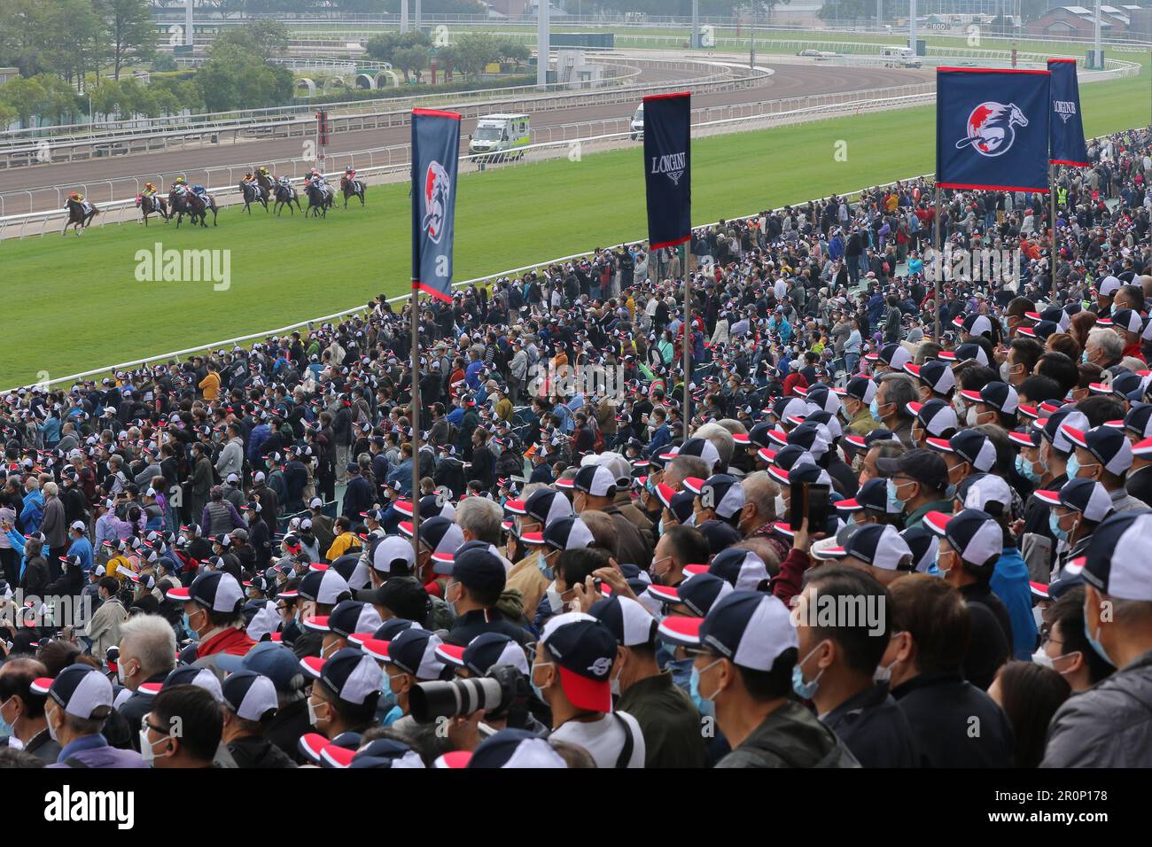 Racing fans at Hong Kong International Races Day at Sha Tin. 11DEC22 ...