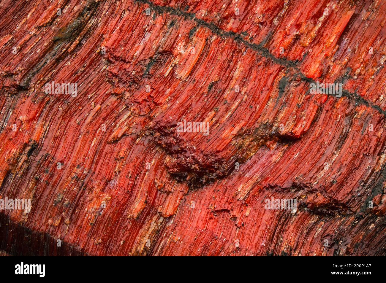 bull's eye (red tiger's-eye) macro detail texture background. close-up ...