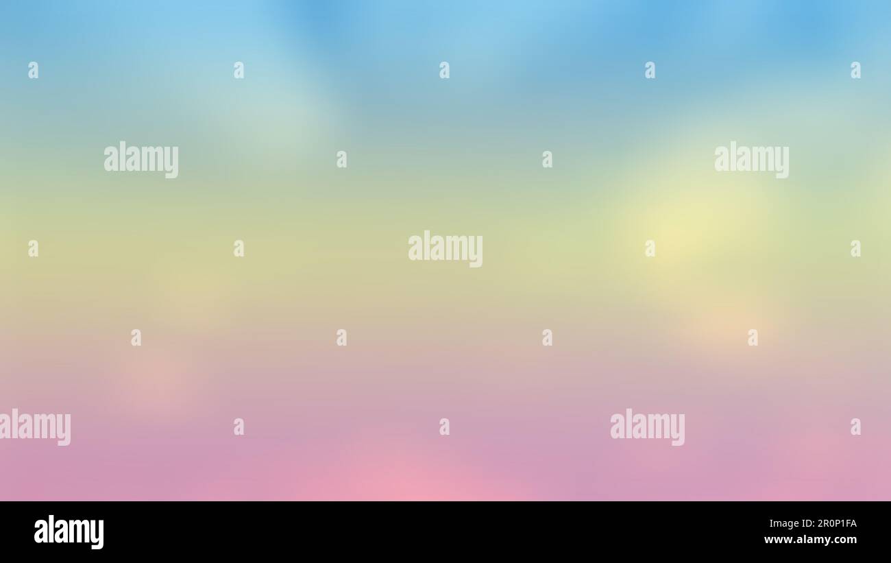 A pastel gradient background with a mix of blue yellow and purple Stock ...