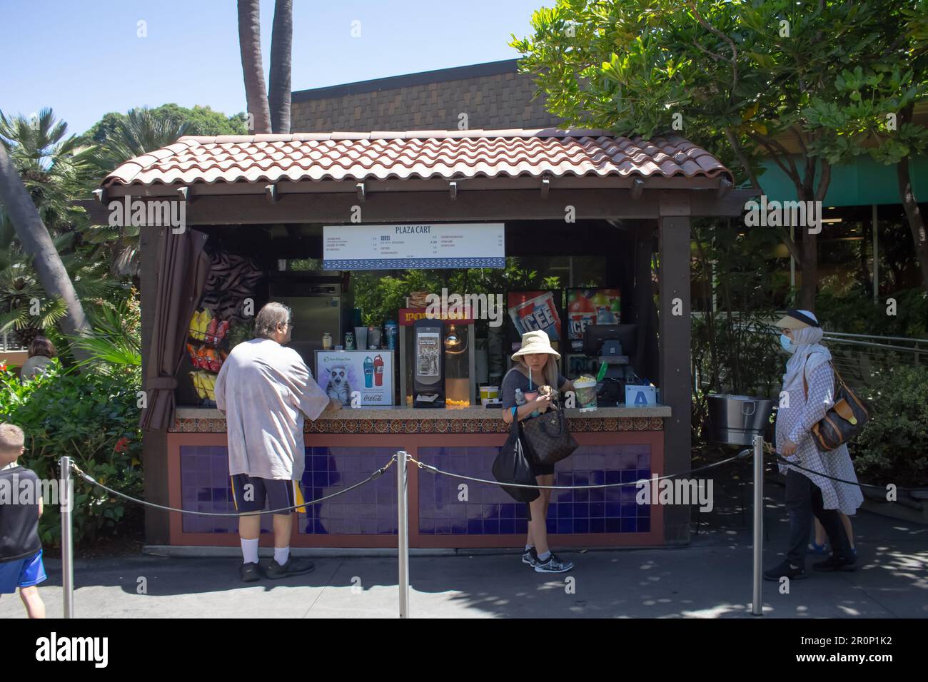 San Diego, California, United States - 09-23-2021: A view of a snack ...