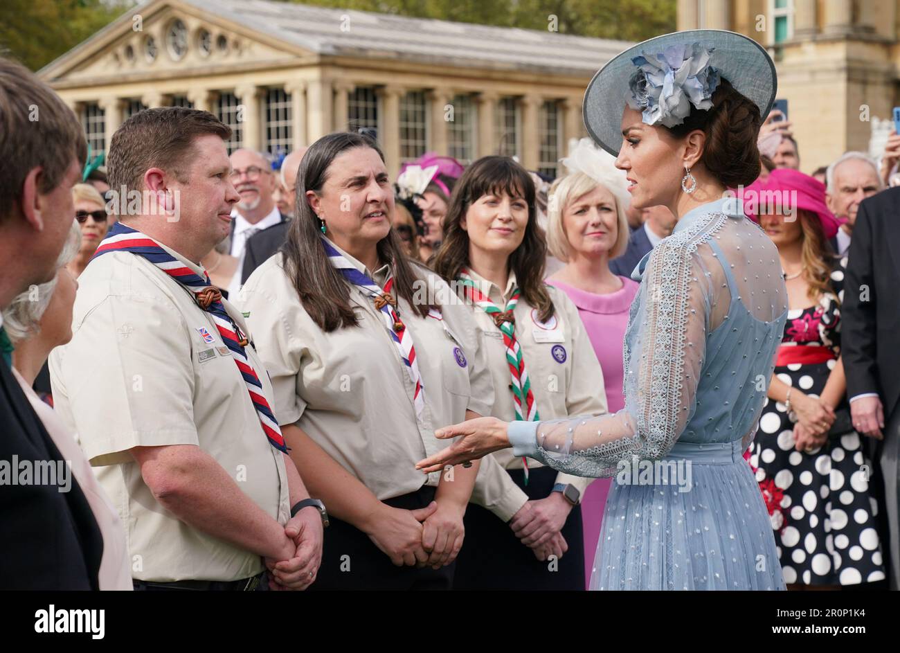 The Princess of Wales during a Garden Party at Buckingham Palace ...