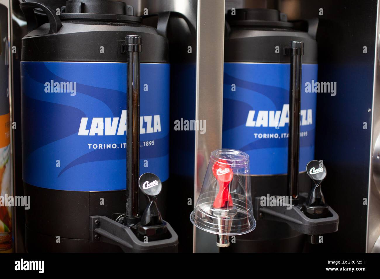 Los Angeles, California, United States - 09-23-2021: A view of two ...