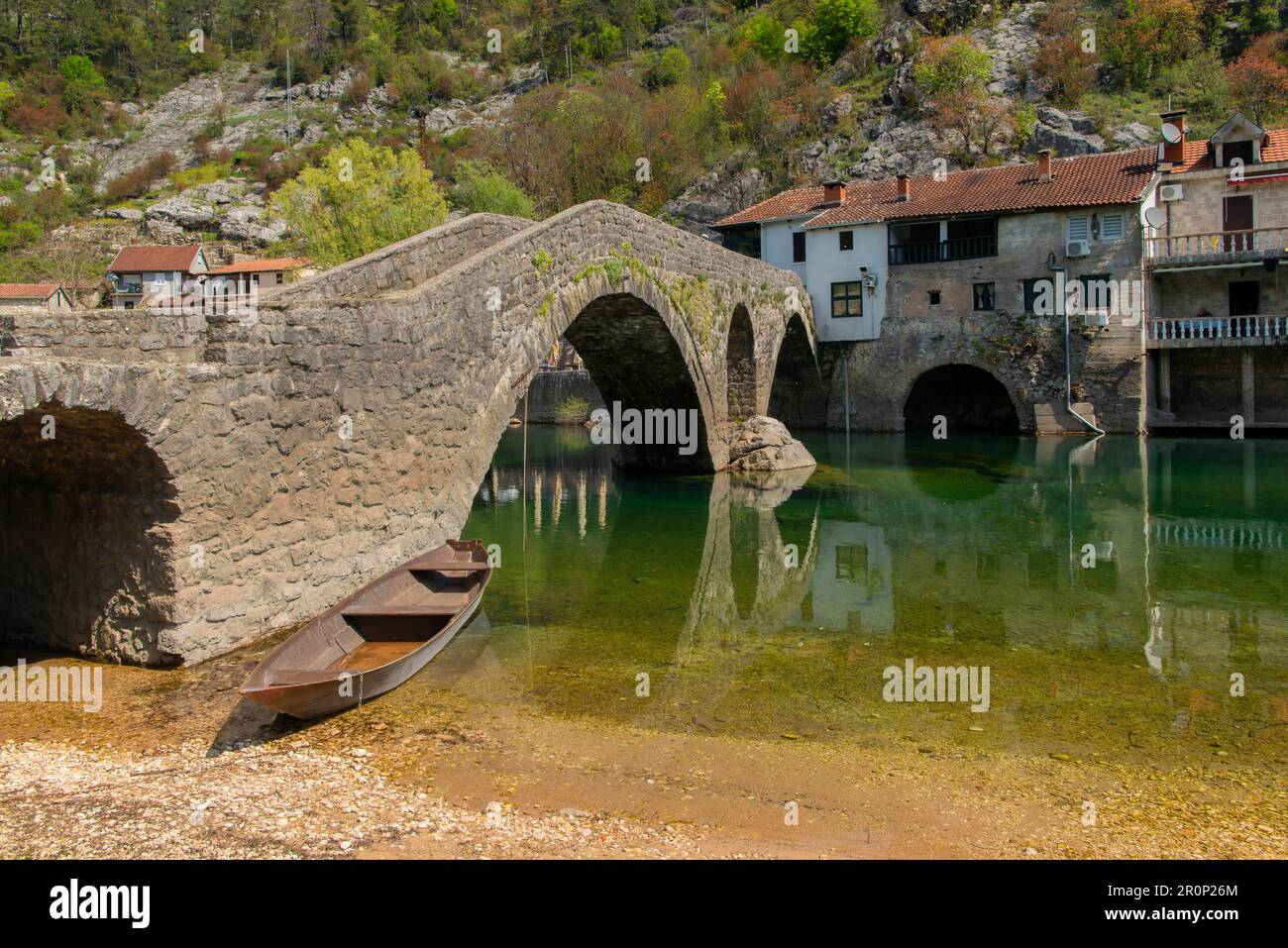 Danilo's Bridge in Crnojevica River, Montenegro Stock Photo - Alamy
