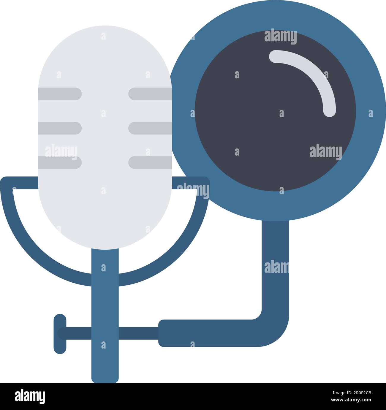 Studio Microphone icon vector image. Suitable for mobile application ...