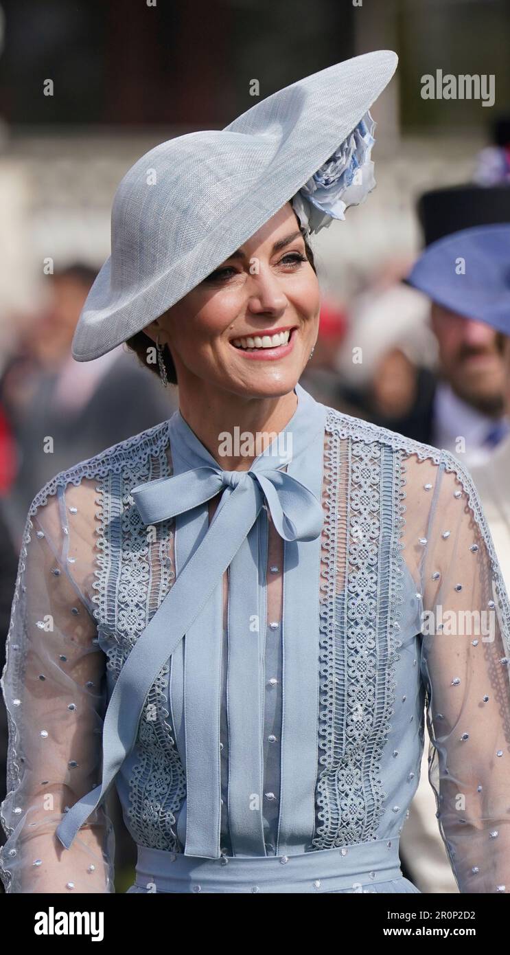 Kate, Princess of Wales, attends a Garden Party at Buckingham Palace ...