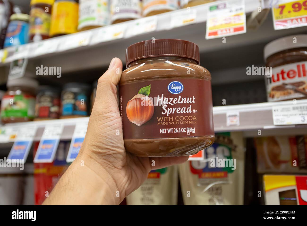 Los Angeles, California, United States - 10-25-2021: A view of a hand ...