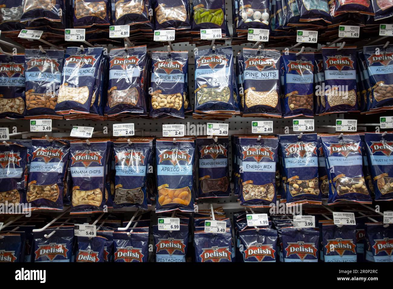 Los Angeles, California, United States - 10-25-2021: A view of a wall ...