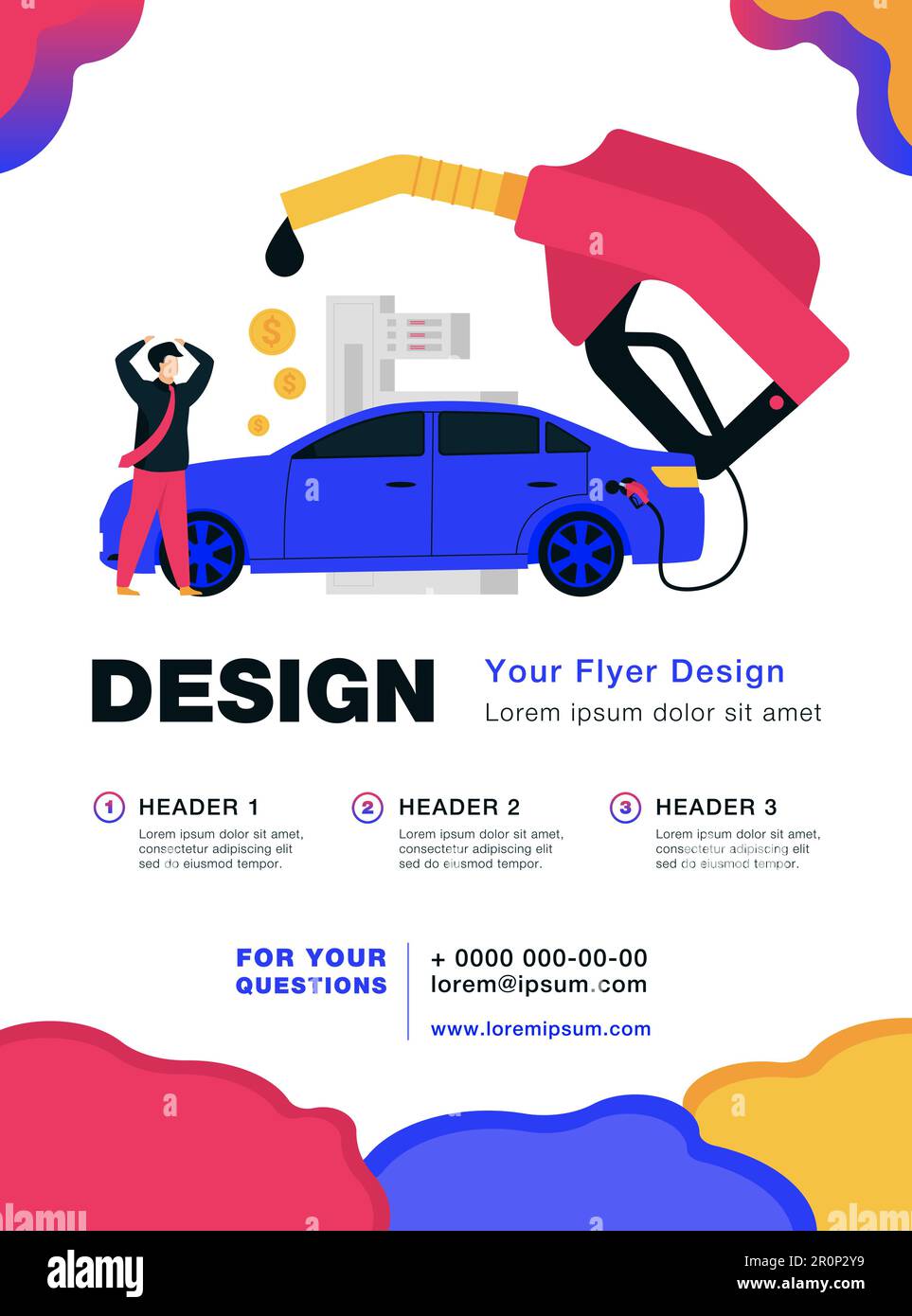 Petrol station woman vector car fuel hi-res stock photography and ...