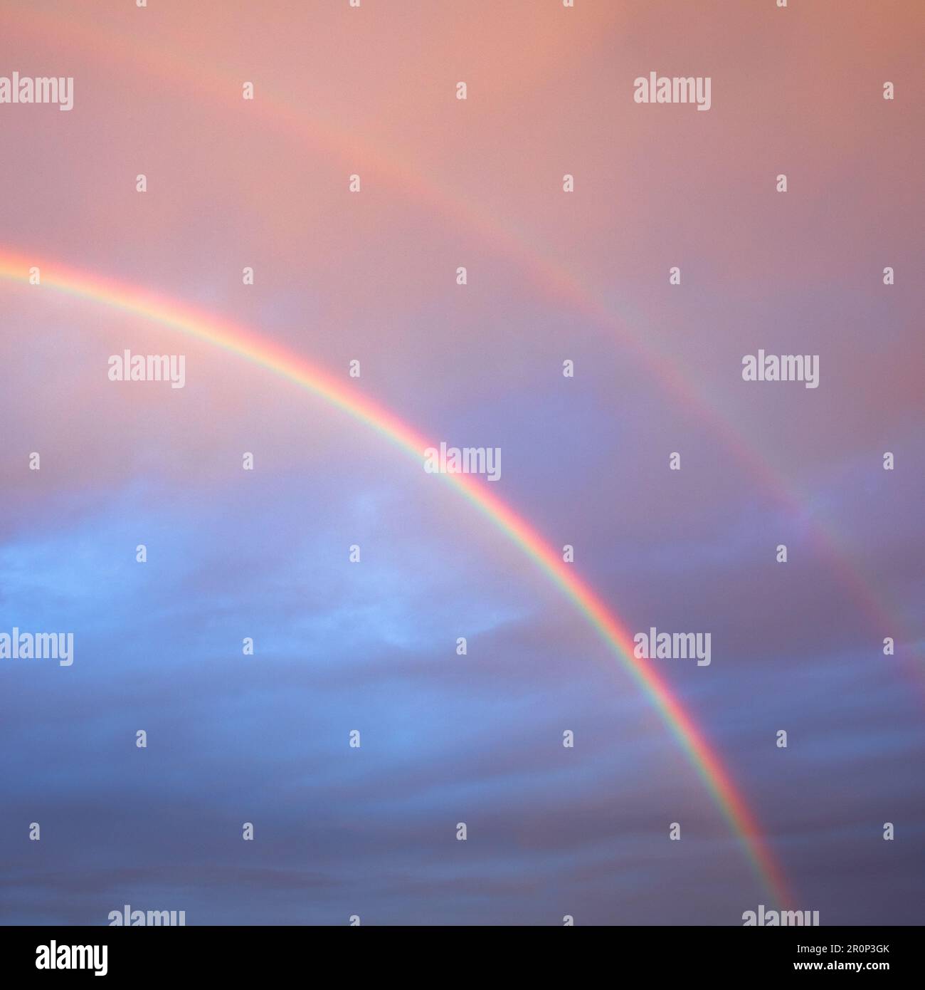 double rainbow in all its glory, a true wonder of nature that is sure ...