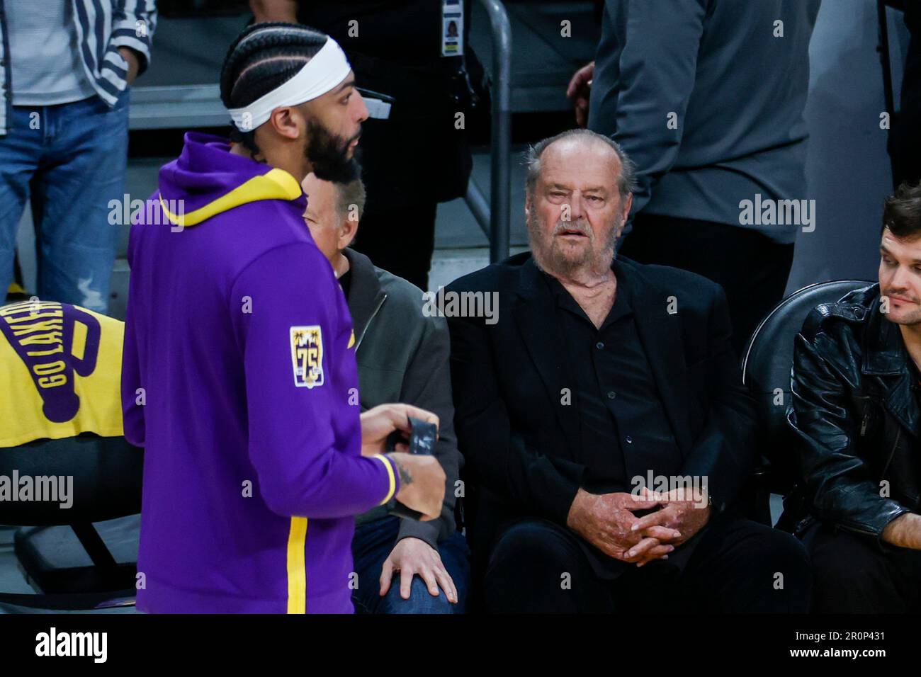 May 8, 2023, Los Angeles, California, USA: Actor Jack Nicholson watches ...