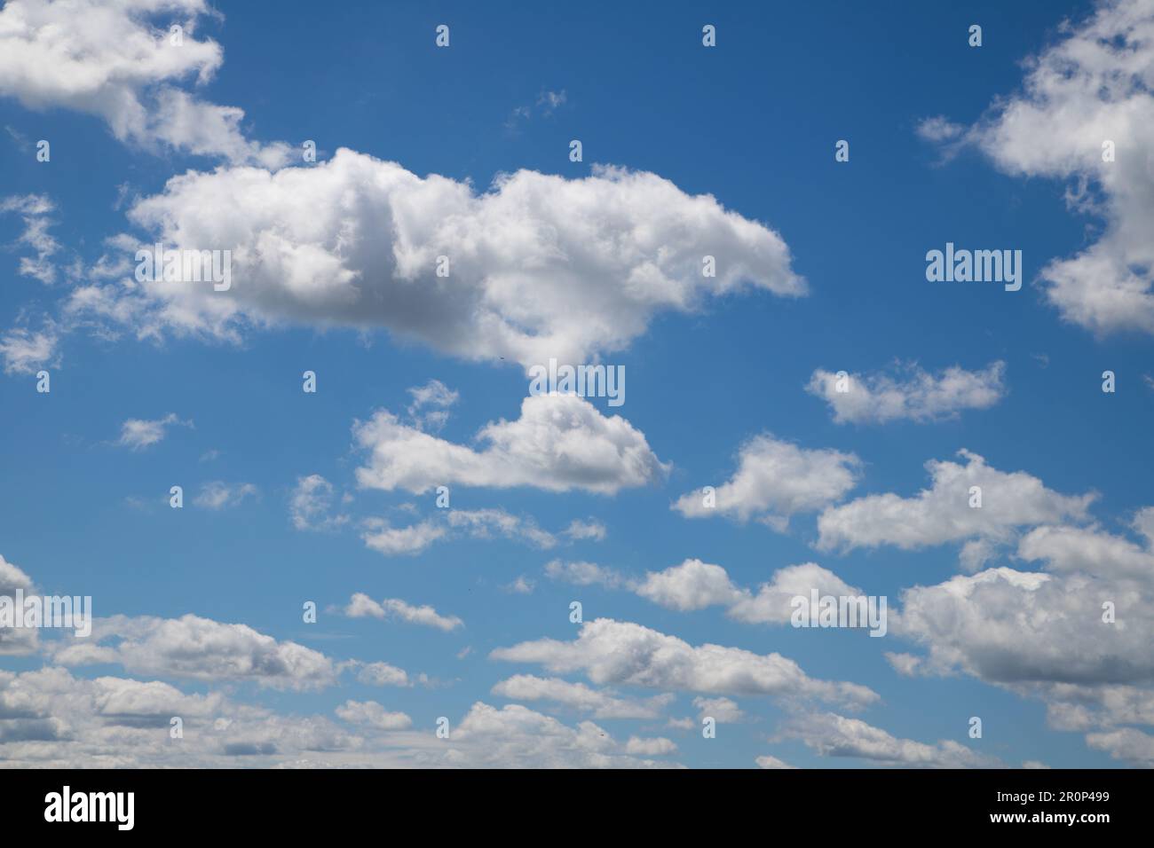 Weather, Sunny Clouds Landscape Stock Photo - Alamy