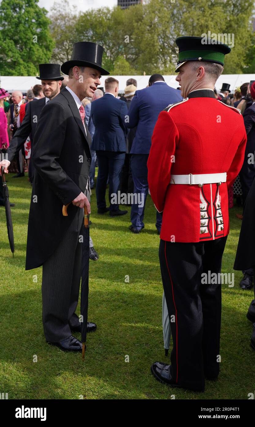 The Duke of Edinburgh during a Garden Party at Buckingham Palace ...