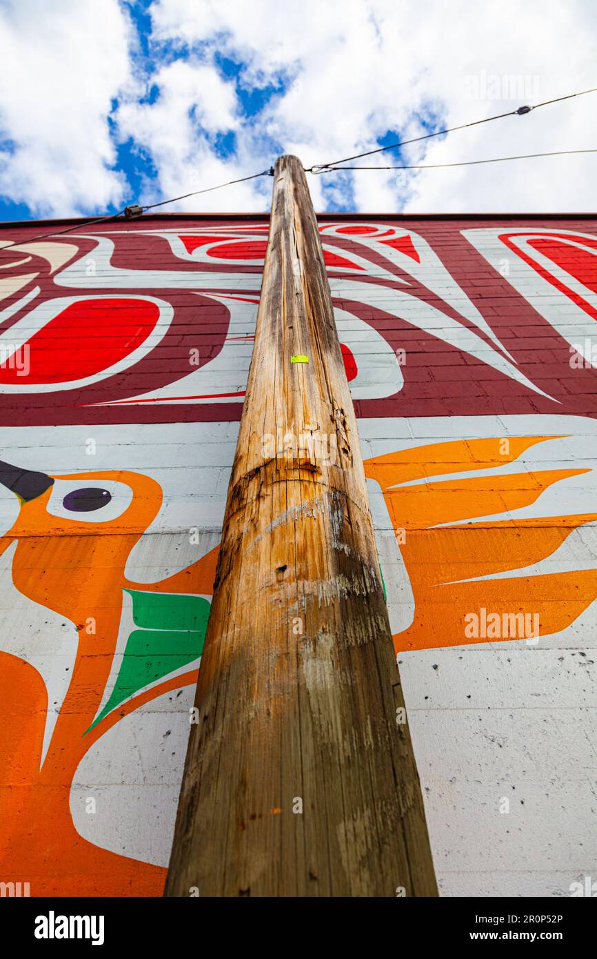 Public mural art by Paul Windsor 2017 in the Mount Pleasant district of ...